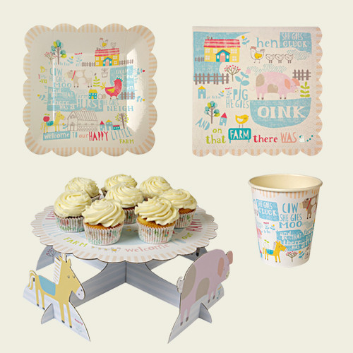 Happy Little Farm Party Meri Meri® | Party Pack - Artgato