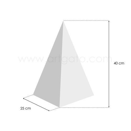 macaron tower foam pyramid 40 x 25 cm - Artgato