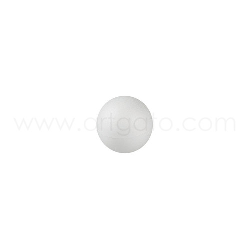 Polystyrene / Styrofoam Sphere (Ball) | Solid - Ø 15 cm - Artgato